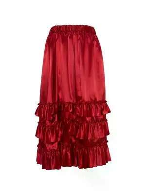 Noir Kei Ninomiya Ruffled Elasticated-waist Maxi Skirt