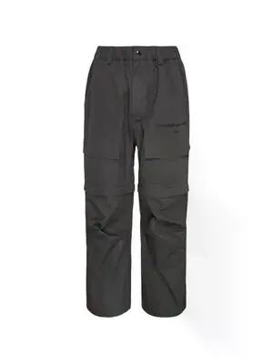 ORDINARY COUTURE CODE Logo-print Panelled Cargo Pants