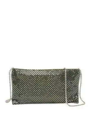 Benedetta Bruzziches Your Best Friend Crystal-embellished Chain-strap Clutch Bag - Green