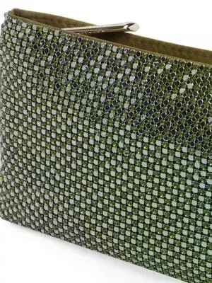 Benedetta Bruzziches Your Best Friend Crystal-embellished Chain-strap Clutch Bag - Green
