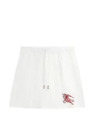 Burberry Heart Knight Cotton Mini Skirt