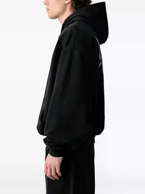 Vetements Logo-print Drawstring Hoodie - Black