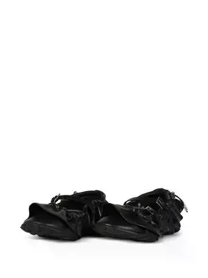 ROMBAUT Ruffled Buckle Ballet Flats