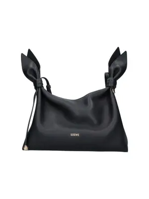 Loewe Scarf Shoulder Bag - Black
