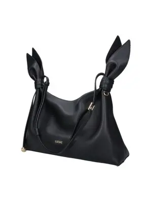 Loewe Scarf Shoulder Bag - Black