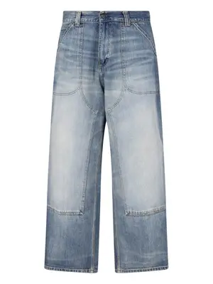 Carhartt Work In Progress Brandon Double Knee Denim Pants - Blue