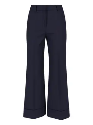 VIVIENNE WESTWOOD Wide Leg Tailored Trousers - Blue