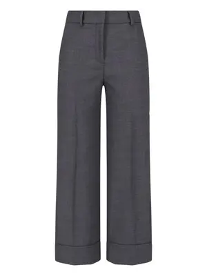 VIVIENNE WESTWOOD Wide Leg Tailored Trousers - Gray