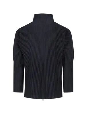 Issey Miyake Pleated Zip Sweatshirt