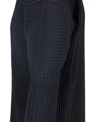 Issey Miyake Pleated Zip Sweatshirt