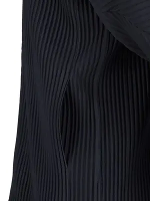 Issey Miyake Pleated Zip Sweatshirt