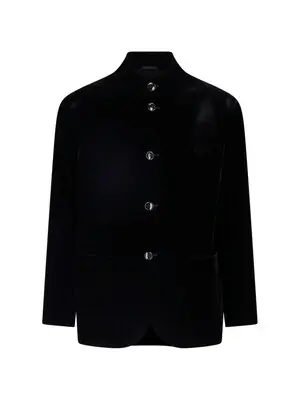 Giorgio Armani Velvet Jacket - Black
