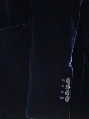 Giorgio Armani Velvet Jacket - Blue