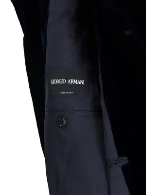 Giorgio Armani Velvet Jacket - Blue