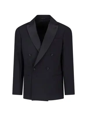 Giorgio Armani Virgin Wool Blazer "soho - Black