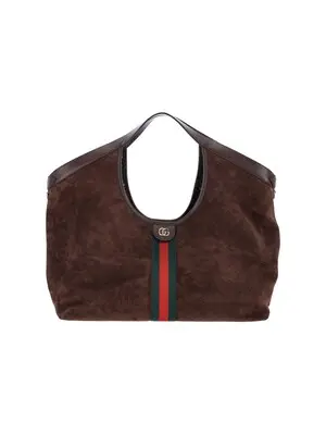 Gucci Giglio Tote Bag - Brown