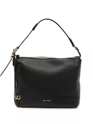 Etro Grainy Leather Shoulder Bag