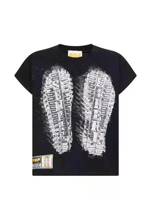 PDF Graphic-print T-shirt - Black