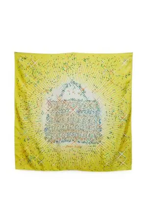 Hermès Hermès Magic Kelly Square Scarf Yellow