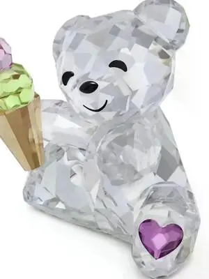 SWAROVSKI Kris Bear Ice Cream Figurine - White
