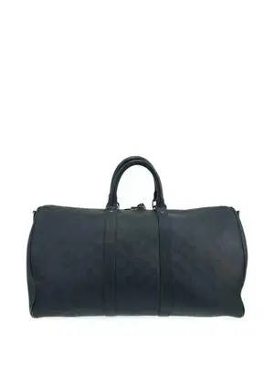 LOUIS VUITTON Damier Keepall Travel Bag - Blue