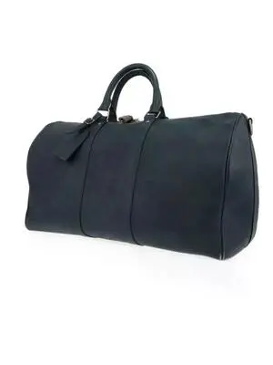 LOUIS VUITTON Damier Keepall Travel Bag - Blue