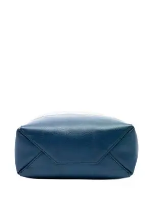Celine 2015 Small Bicolor Grained Calfskin Vertical Cabas Tote Satchel