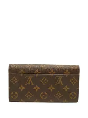 LOUIS VUITTON Sarah Monogram Continental Wallet - Brown