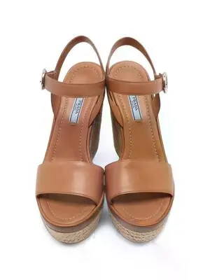 Prada Wedge Platform Sandals