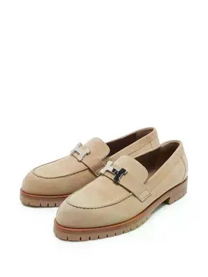 Hermès Faubourg Suede Loafers