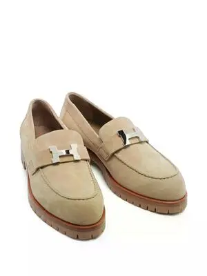 Hermès Faubourg Suede Loafers