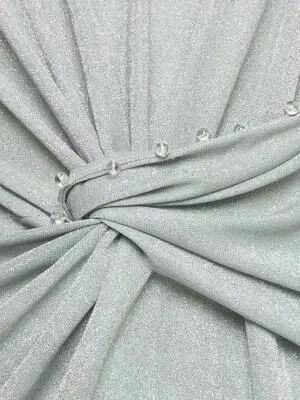 LANVIN Asymmetric Draped Midi Dress