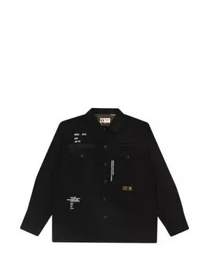 AAPE BY *A BATHING APE Military Logo-print Shirt