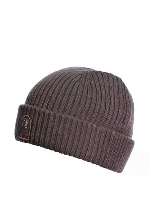 PARAJUMPERS Matio Ribbed Beanie Hat - Brown