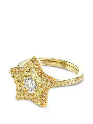 SWAROVSKI Sublima Crystal-embellished Star Ring - Gold