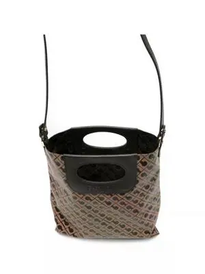 GHERARDINI Monogram-print Cut-out Tote Bag