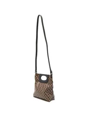 GHERARDINI Monogram-print Cut-out Tote Bag