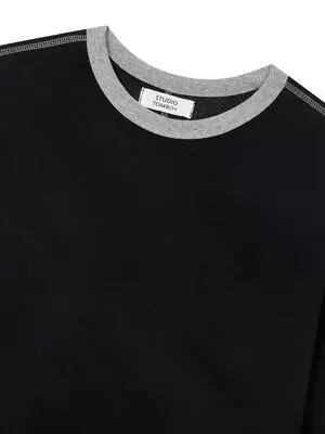 STUDIO TOMBOY Contrast-stitch T-shirt