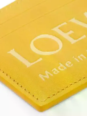 Loewe 2023 Logo-detail Leather Card Holder