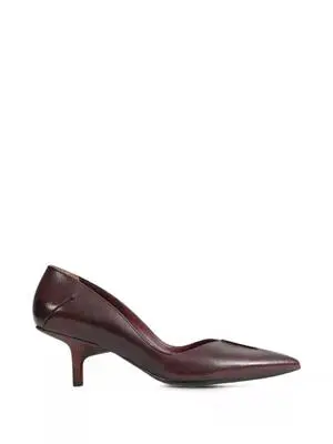 CAPASA MILANO Pointed-toe Leather Pumps