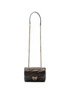 Pinko Love Puff Quilted Leather Shoulder Bag