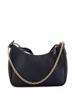 Prada Re-edition 2005 Saffiano Leather Shoulder Bag Crossbody Bag - Black
