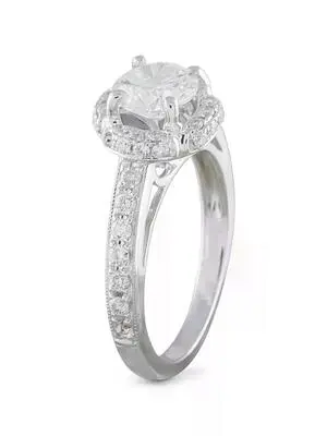 LB EXCLUSIVE White Gold Diamond Ring - Silver