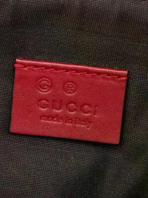 Gucci Micromassima Cosmetic Pouch - Red