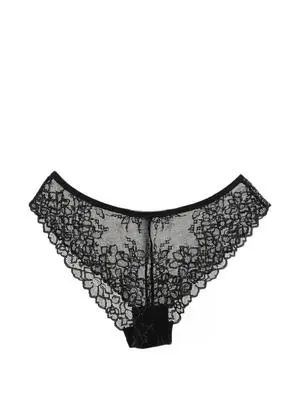 Stella McCartney Macramé Lace Briefs With Lurex Details