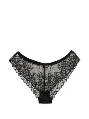 Stella McCartney Macramé Lace Briefs With Lurex Details