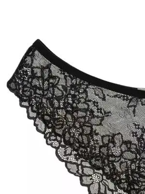 Stella McCartney Macramé Lace Briefs With Lurex Details