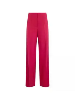 Alberta Ferretti High-waisted Wide-leg Trousers - Pink