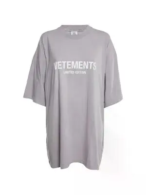 Vetements Logo-print T-shirt - Purple