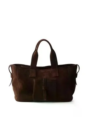 Prada Route Large Suede Tote Bag
